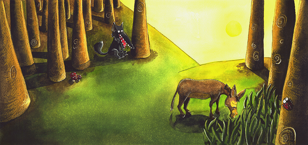 Saul Daru' » THE WOLF AND THE DONKEY